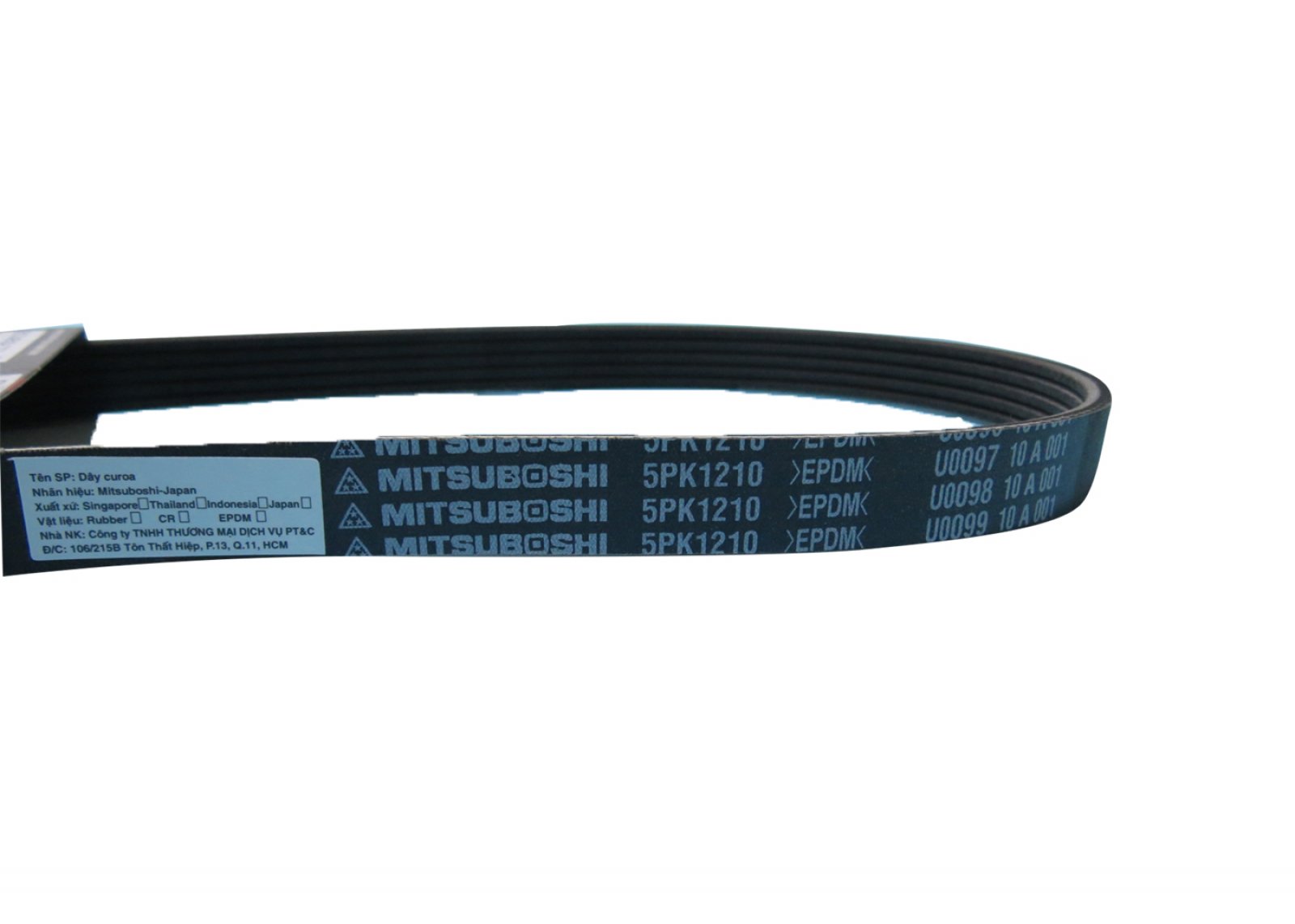 Dây curoa ô tô 5PK1210 hiệu Mitsuboshi Japan